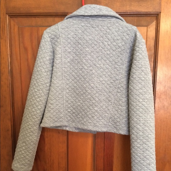 Beautees | Jackets & Coats | Grey Moto Jacket | Poshmark